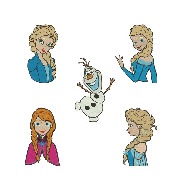 Elsa Embroidery - Etsy