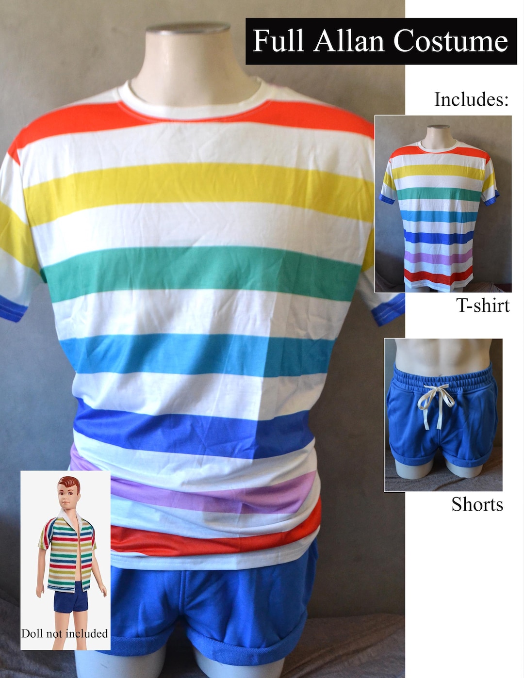 Hand Curated Complete Allan Costume With Everything Included - Etsy