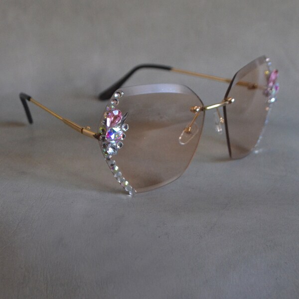 Jeweled Sunglasses Etsy