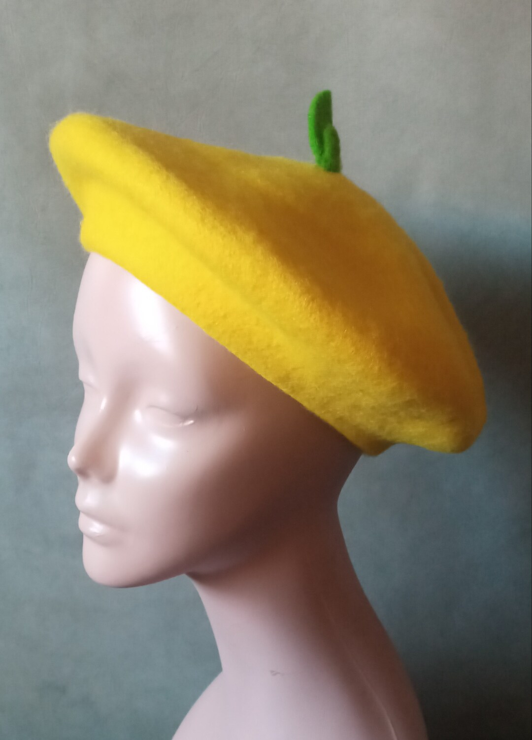 Lemon Beret - Etsy
