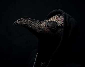 Plague Doctor Half Mask | Etsy