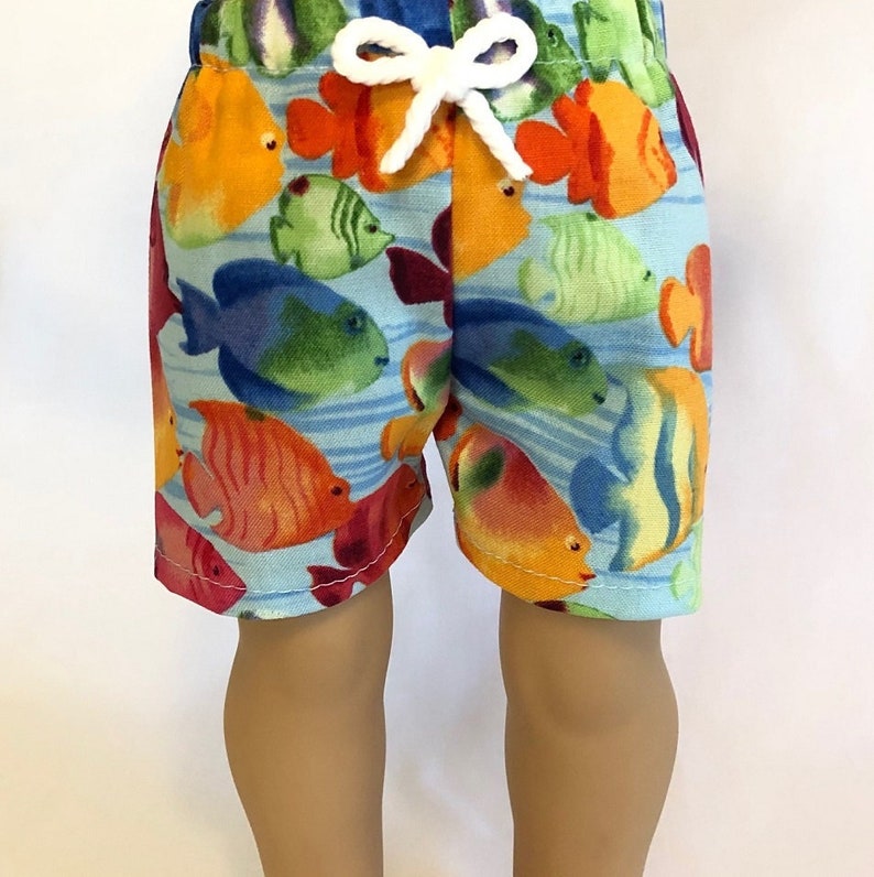 Fish Swim Trunks With Optional Goggles and Fish Swim Shirt for - Etsy