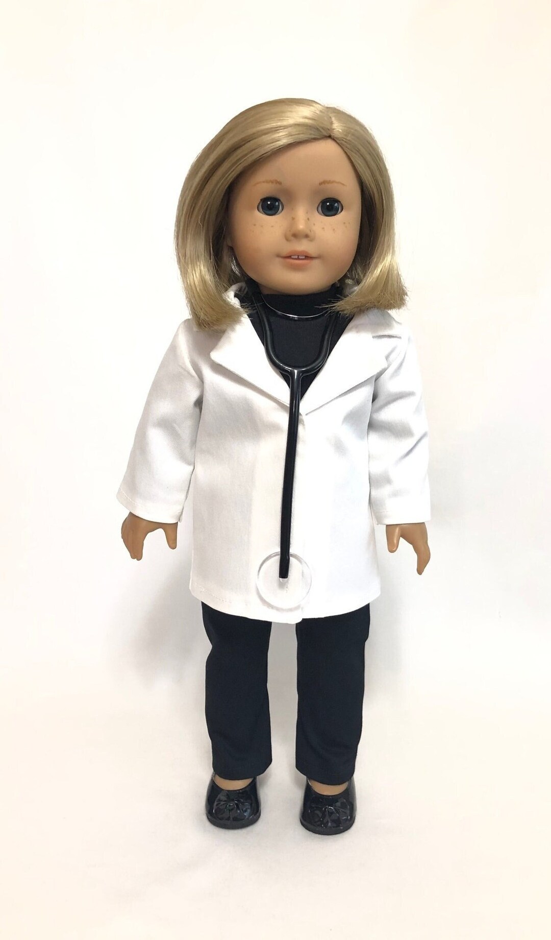 Doctor Lab Coat and Stethoscope Medical 2-piece Set for American Girl ...