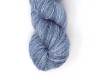 Blue and gray yarn | Etsy