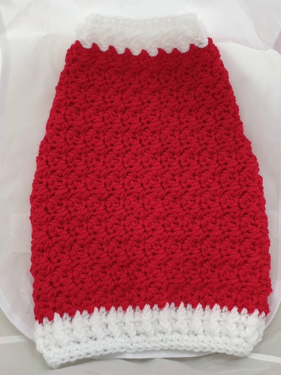 Red and White Dog Sweater, Dog Sweater for Small Dog - Etsy