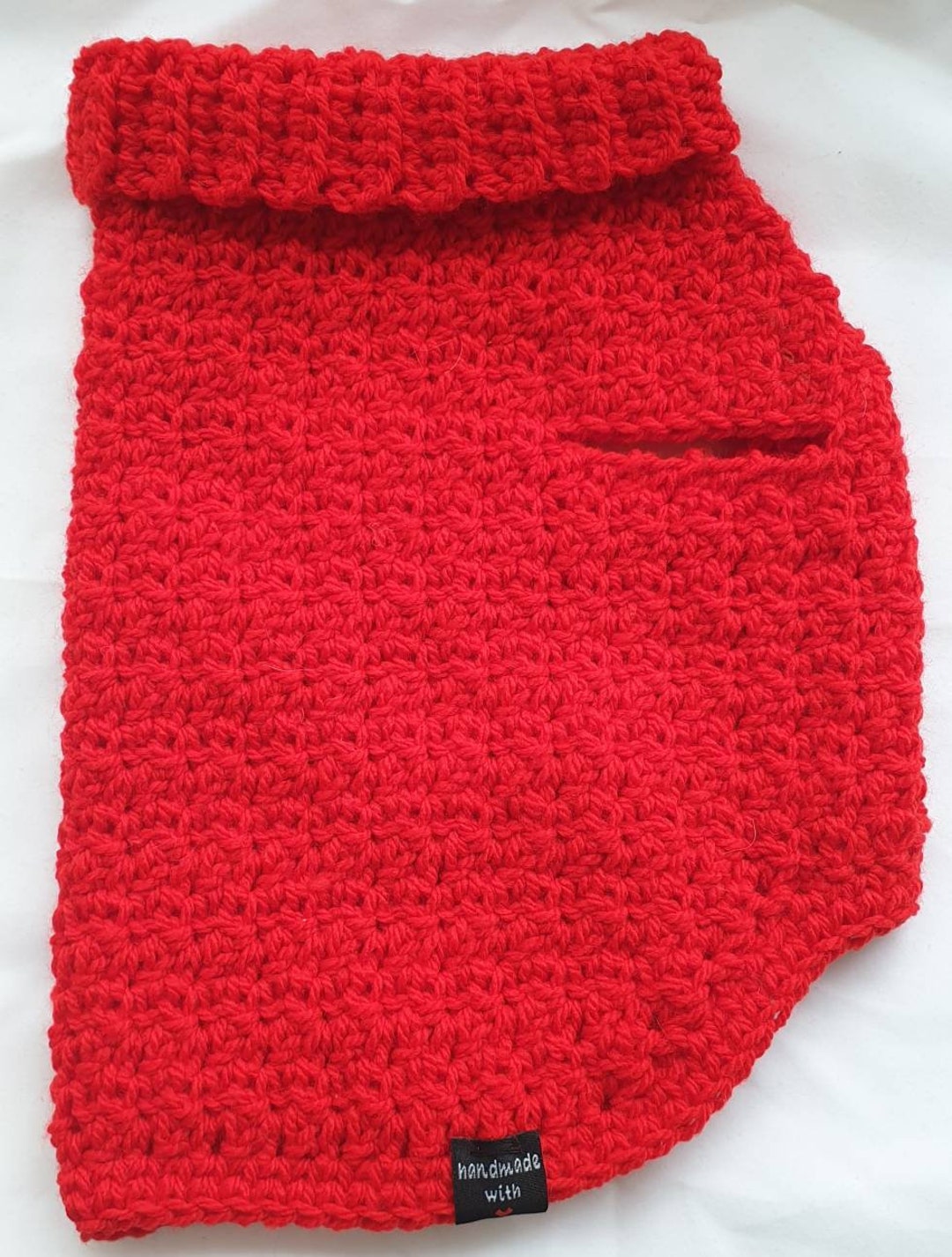 Red Dog Sweater, Dog Sweater for Small Dog - Etsy