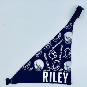 Penn State Dog Bandana: Personalized PSU Design - Etsy
