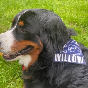 Penn State Dog Bandana: Personalized PSU Design - Etsy