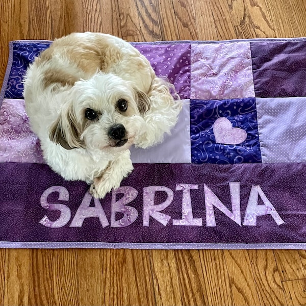 Dog Quilt - Etsy