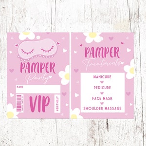 Pamper Party Lanyards PRINTED AND SUPPLIED Min Order of 15 With ...