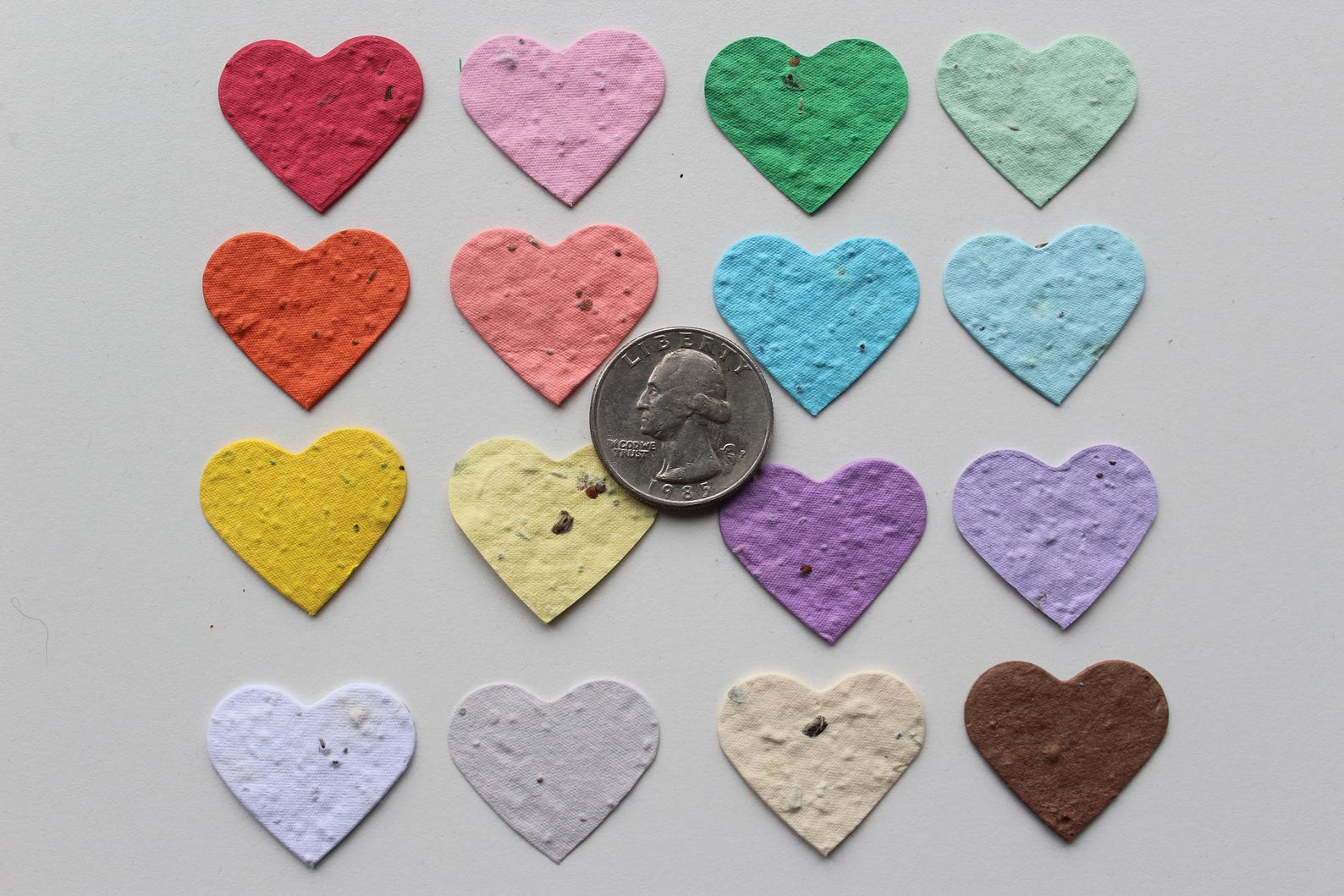 50 Seed Paper Confetti Hearts Wildflower Seeds - Etsy