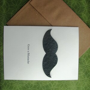Grow a Mustache Mustache Seed Paper - Etsy