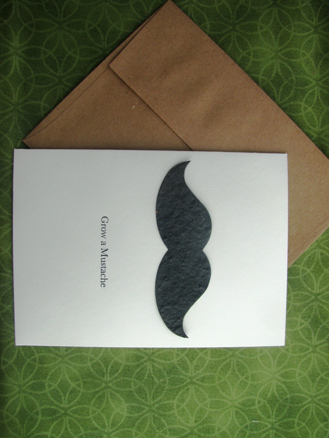 Grow a Mustache Mustache Seed Paper | Etsy