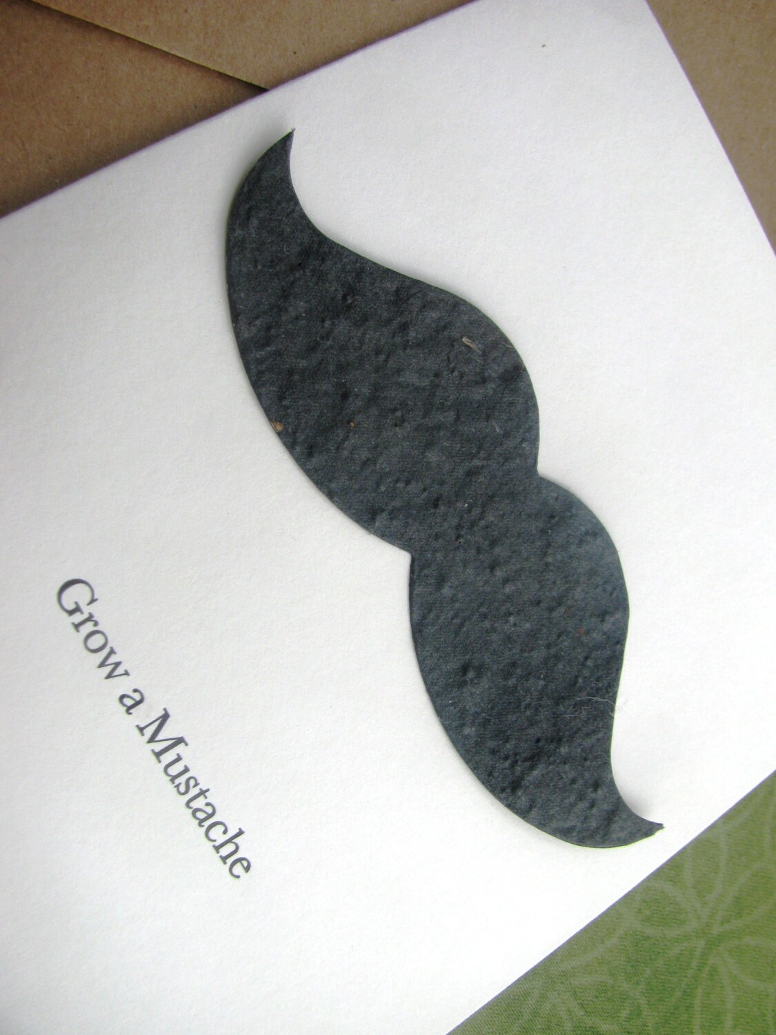 Grow a Mustache Mustache Seed Paper - Etsy