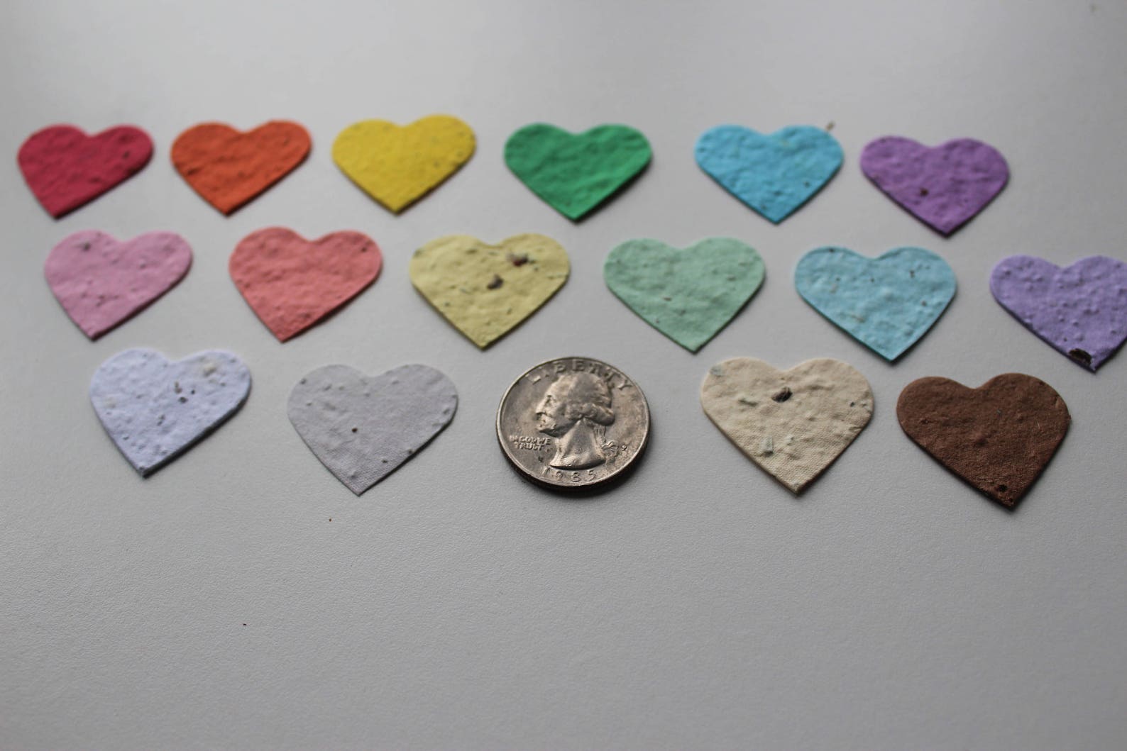 50 Seed Paper Confetti Hearts Wildflower Seeds - Etsy