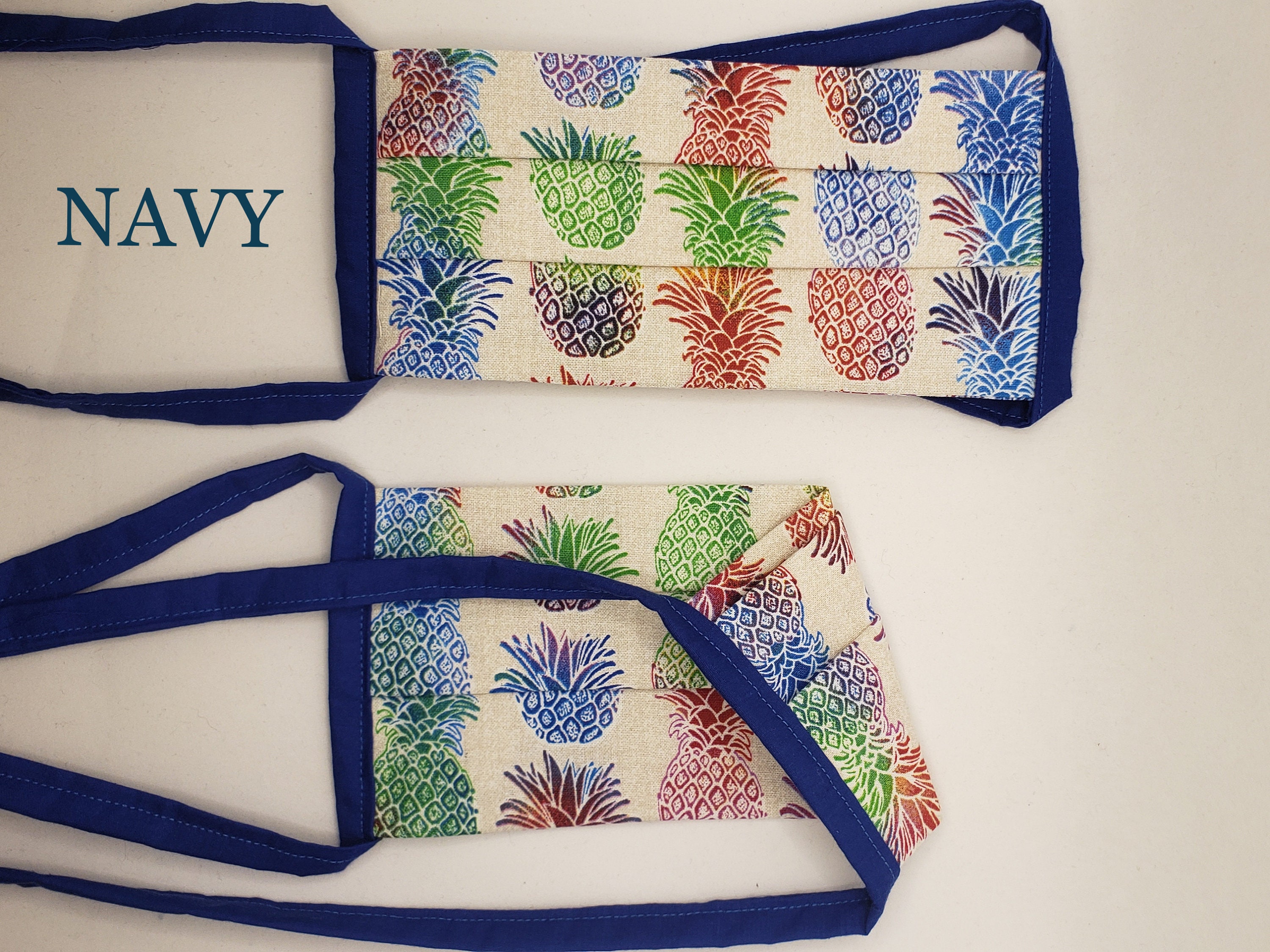 Pineapples Face Masks Adult 100% Cotton - Etsy UK