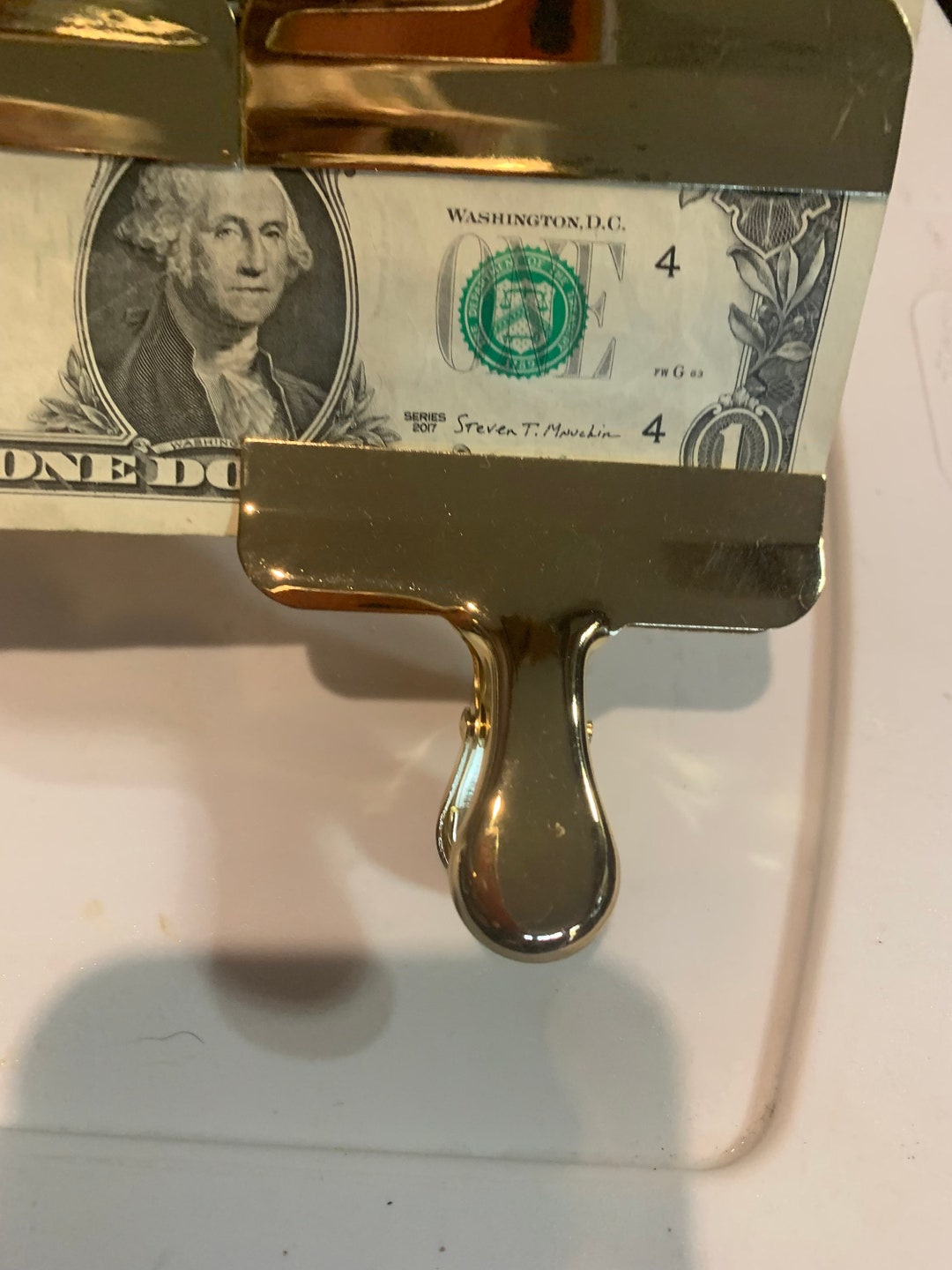 4 Vintage, Gold, Spring Loaded Vintage Desk Clips, Strong, Elegant ...