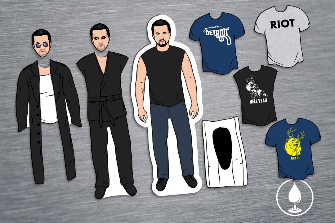 Mac Fridge Magnet Doll - Paper Doll Outfits Always Sunny Inspired IASIP ...