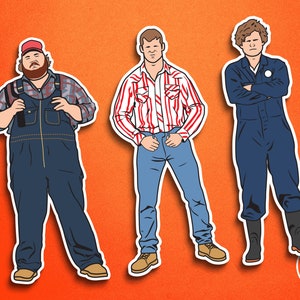 3-pack Letterkenny Vinyl Stickers - Wayne Daryl Squirrelly Dan Hard No ...