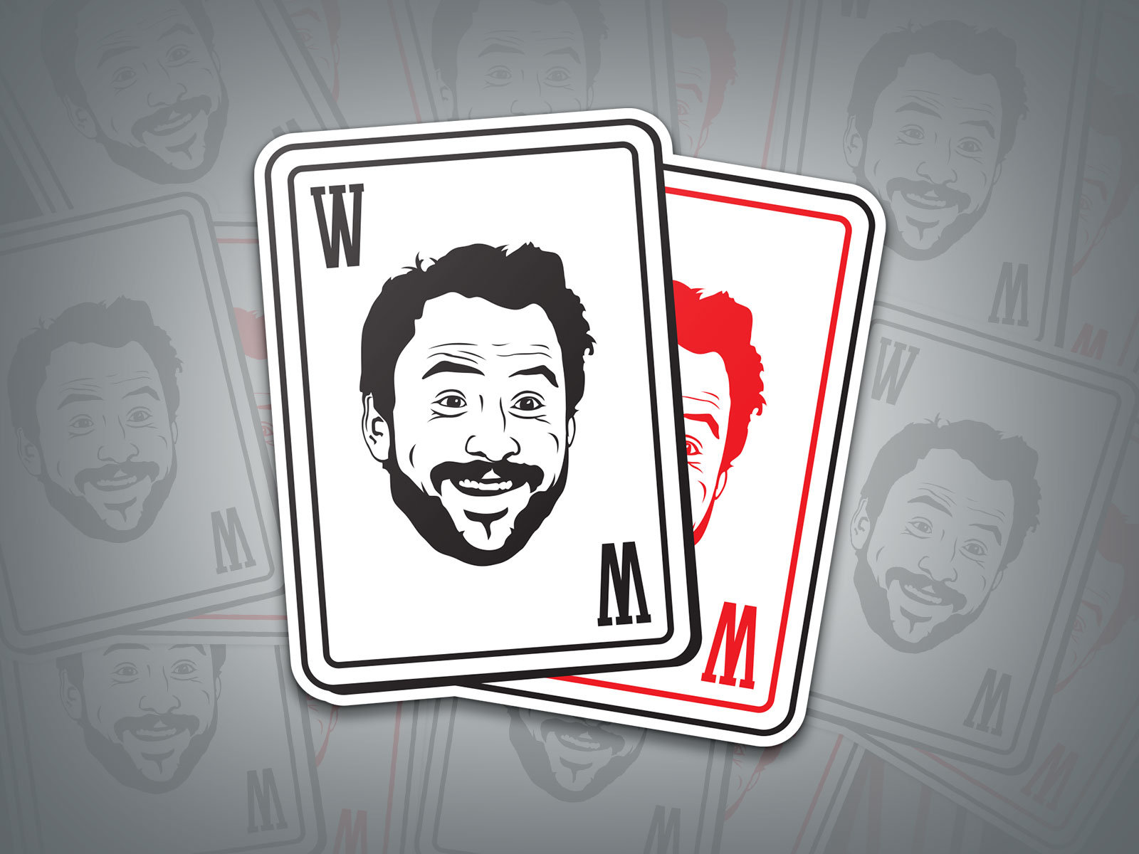 Charlie - Wildcard Vinyl Sticker - IASIP Always Sunny TV Show Parody ...