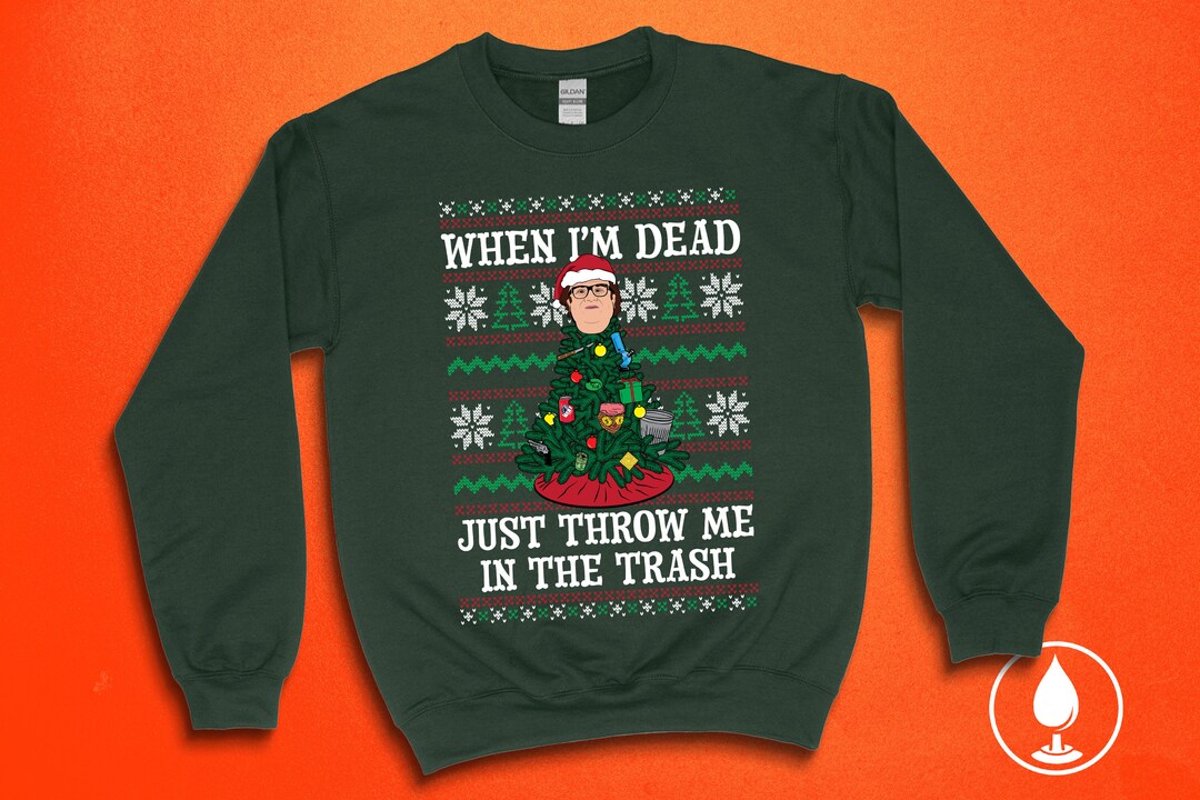 When I'm Dead, Just Throw Me in the Trash Unisex Heavy Blend Crewneck Sweatshirt - Frank ...