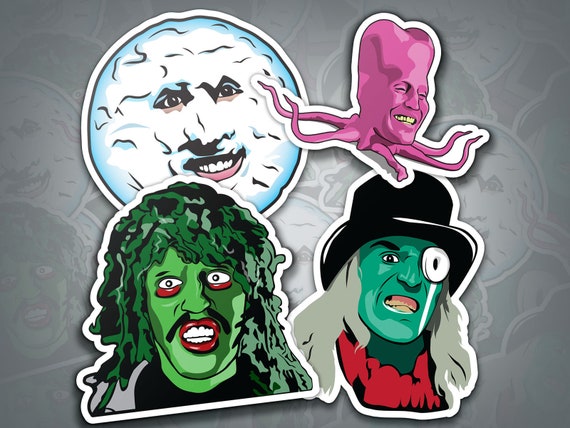4-pack Mighty Boosh Vinyl Stickers Old Gregg Hitcher Vince | Etsy