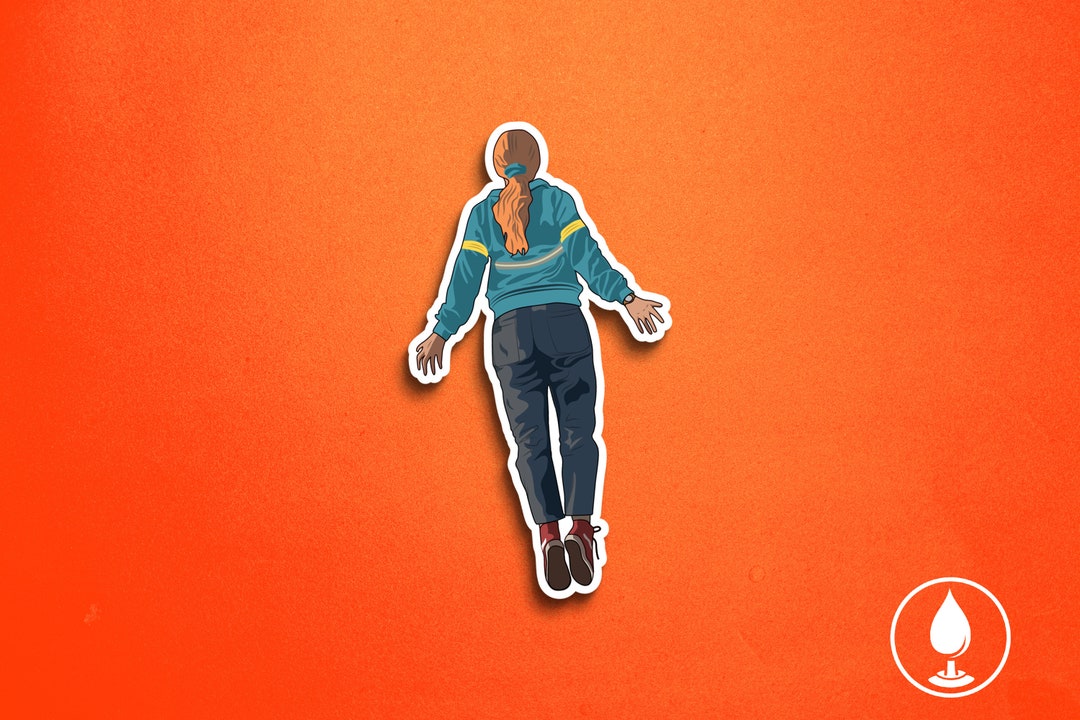 Max Mayfield Floating ST Vinyl Sticker - Running up That Hill Lucas ...