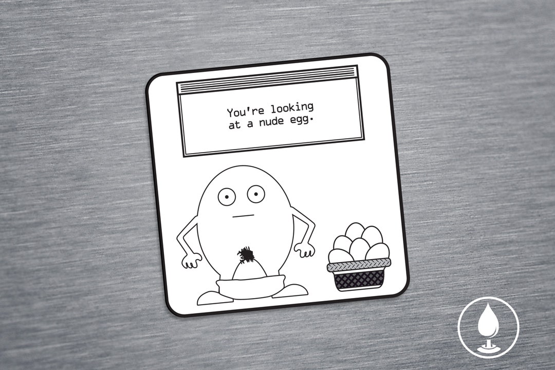 ITYSL Egg Game Skit Wooden Fridge Magnet - 40 Eggs Eggman Game I Think ...