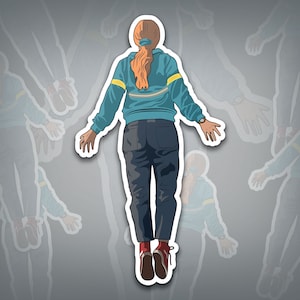 Max Mayfield Floating ST Vinyl Sticker - Running up That Hill Lucas ...