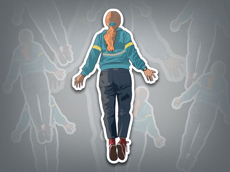 Max Mayfield Floating ST Vinyl Sticker Running up That Hill - Etsy