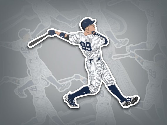 Aaron Judge Vinyl Sticker 99 AJ All Rise NYY New York - Etsy
