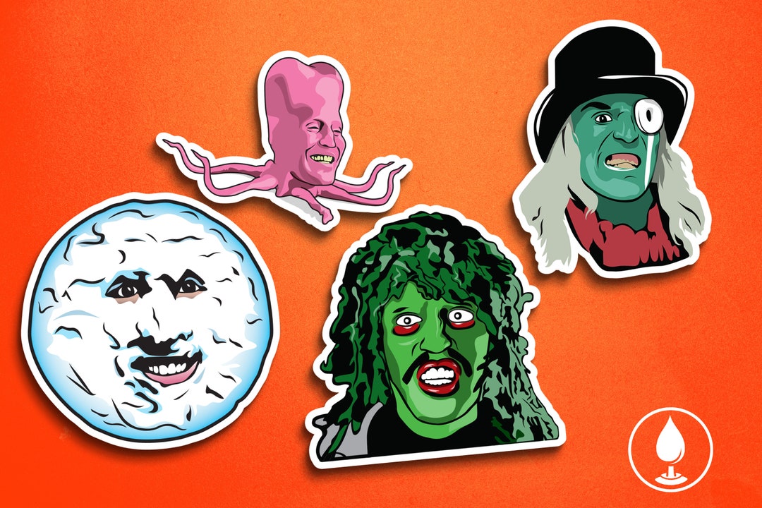 4-pack Mighty Boosh Vinyl Stickers - Old Gregg Hitcher Vince Noir ...