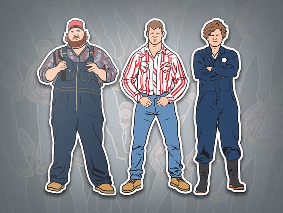 3-Pack Letterkenny Vinyl Stickers Wayne Daryl Squirrelly Dan | Etsy