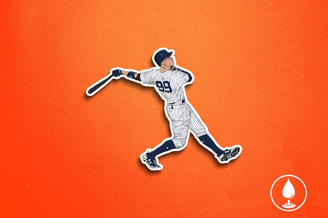 Aaron Judge Vinyl Sticker - 99 AJ All Rise NYY New York AL Home Run ...