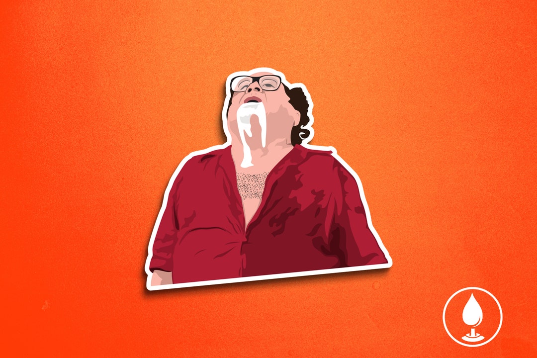 Frank Reynolds Gargling Vinyl Sticker - the Gang Trashman IASIP Always ...