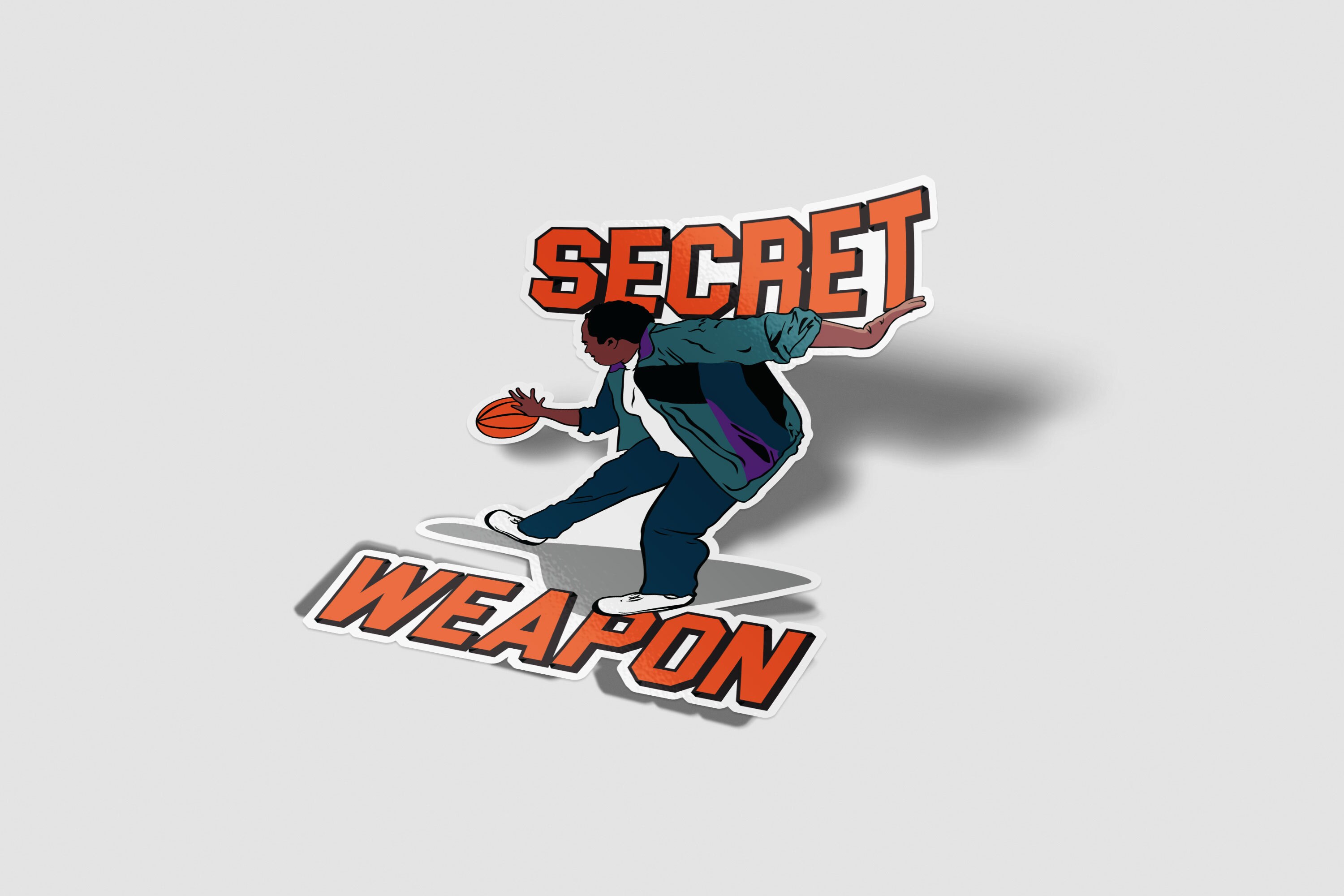 Stanley Secret Weapon Vinyl Sticker Basketball Michael - Etsy UK