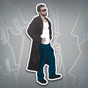 Mac - Duster Vinyl Sticker - Dayman Frank Dennis Dee Charlie IASIP ...