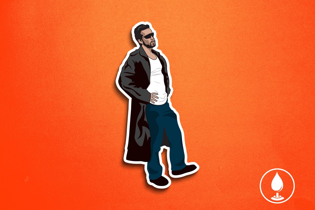 Mac - Duster Vinyl Sticker - Dayman Frank Dennis Dee Charlie IASIP ...