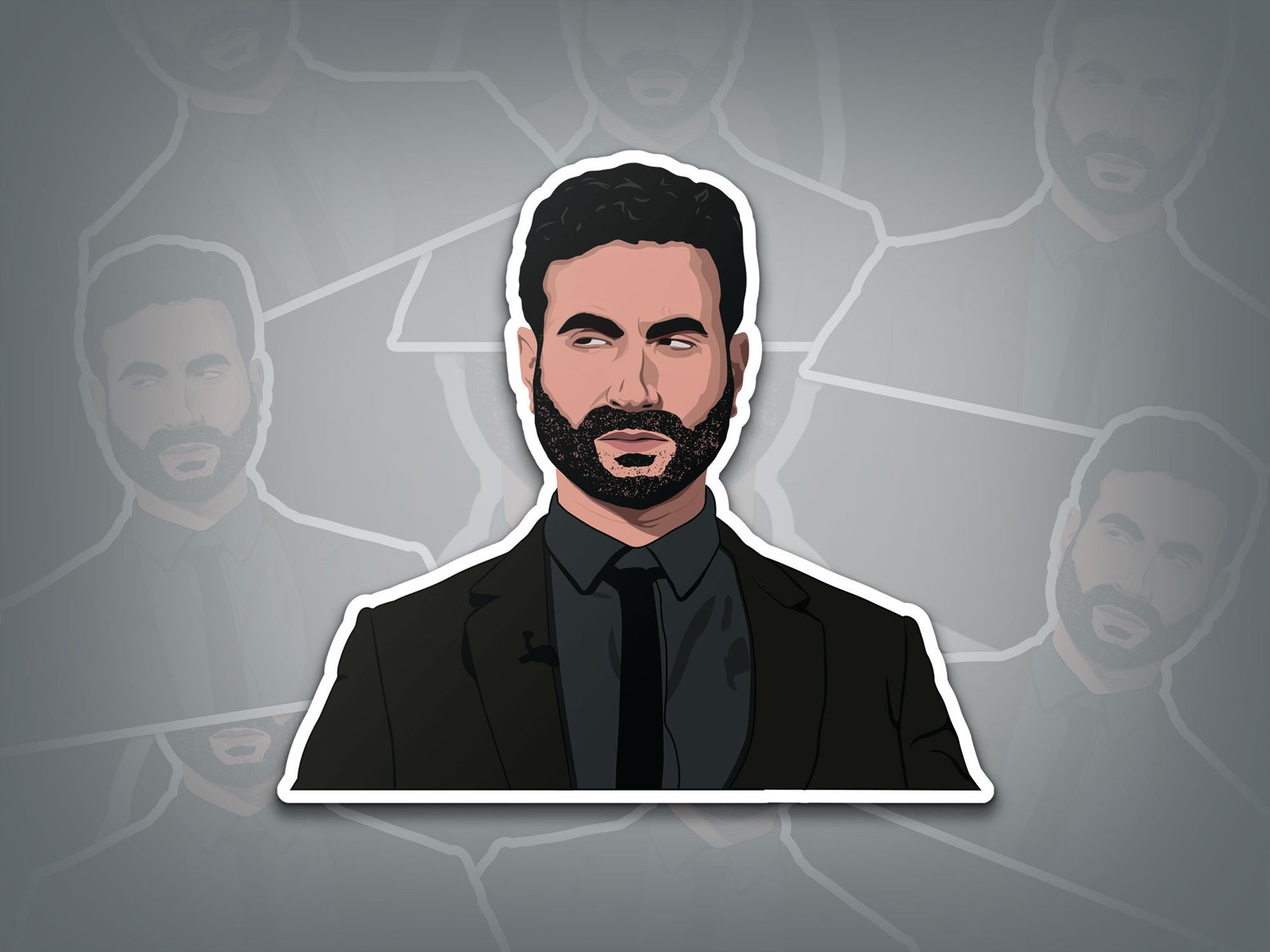 Roy Kent Vinyl Sticker Grumpy Believe Fuk Oi Richmond - Etsy