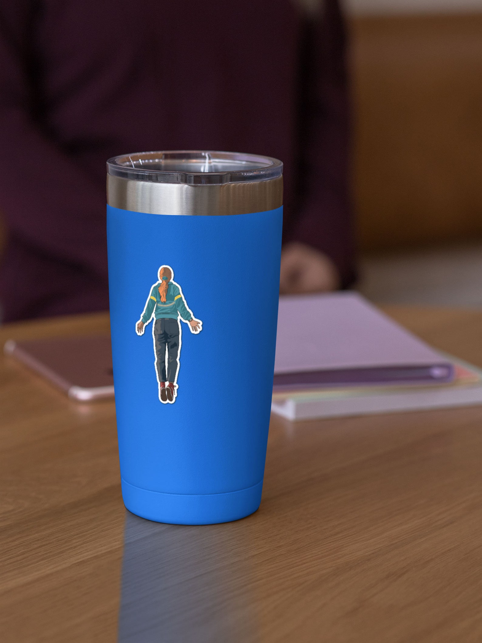 Max Mayfield Floating ST Vinyl Sticker Running up That Hill - Etsy