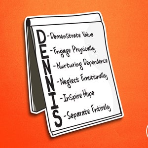 DENNIS System Vinyl Sticker - Dayman Frank Golden God Charlie IASIP ...