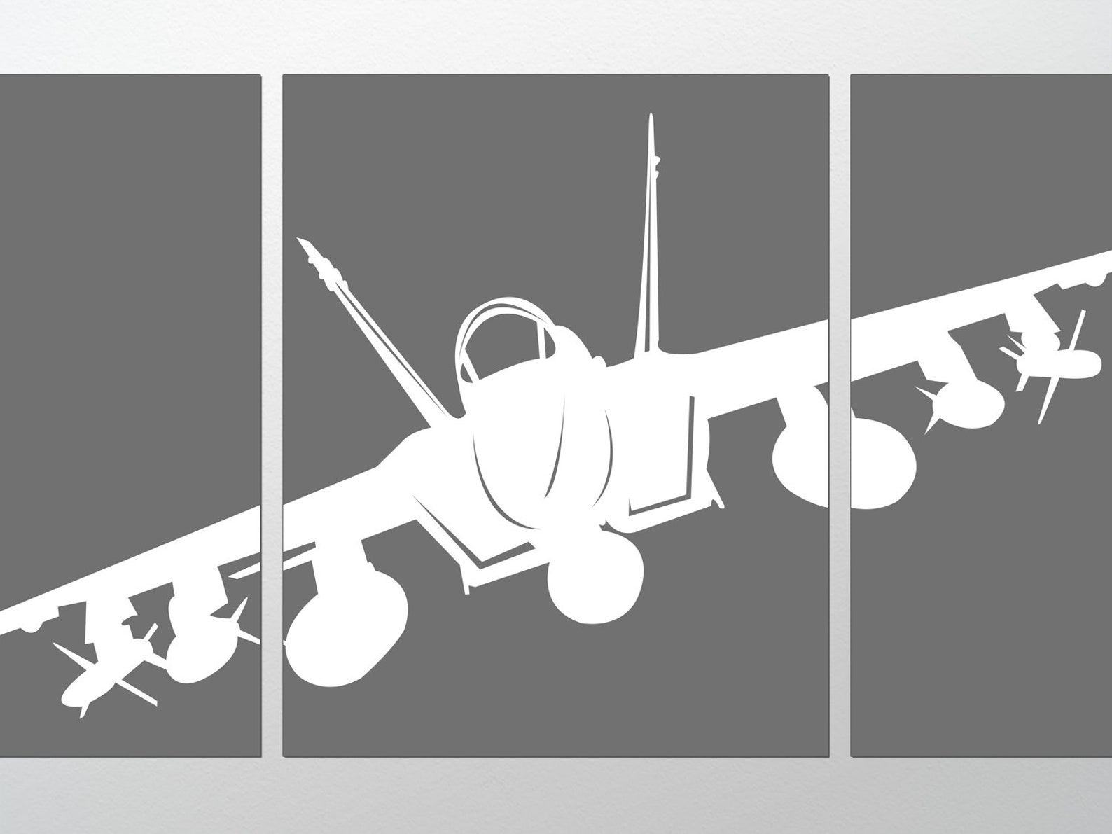 FIGHTER JET Wall Art Airplane Decor Airplane Nursery | Etsy