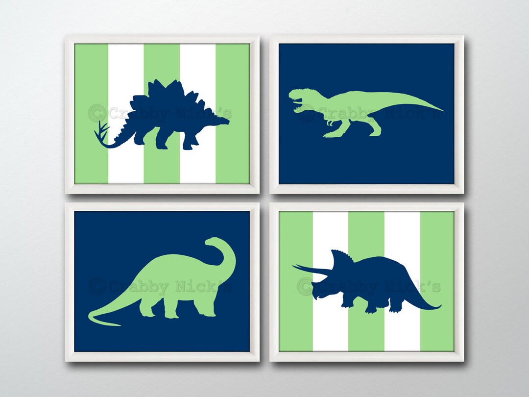 Dinosaur Art Print Dinosaur Wall Art Dinosaur Decor Dinosaur Nursery Etsy