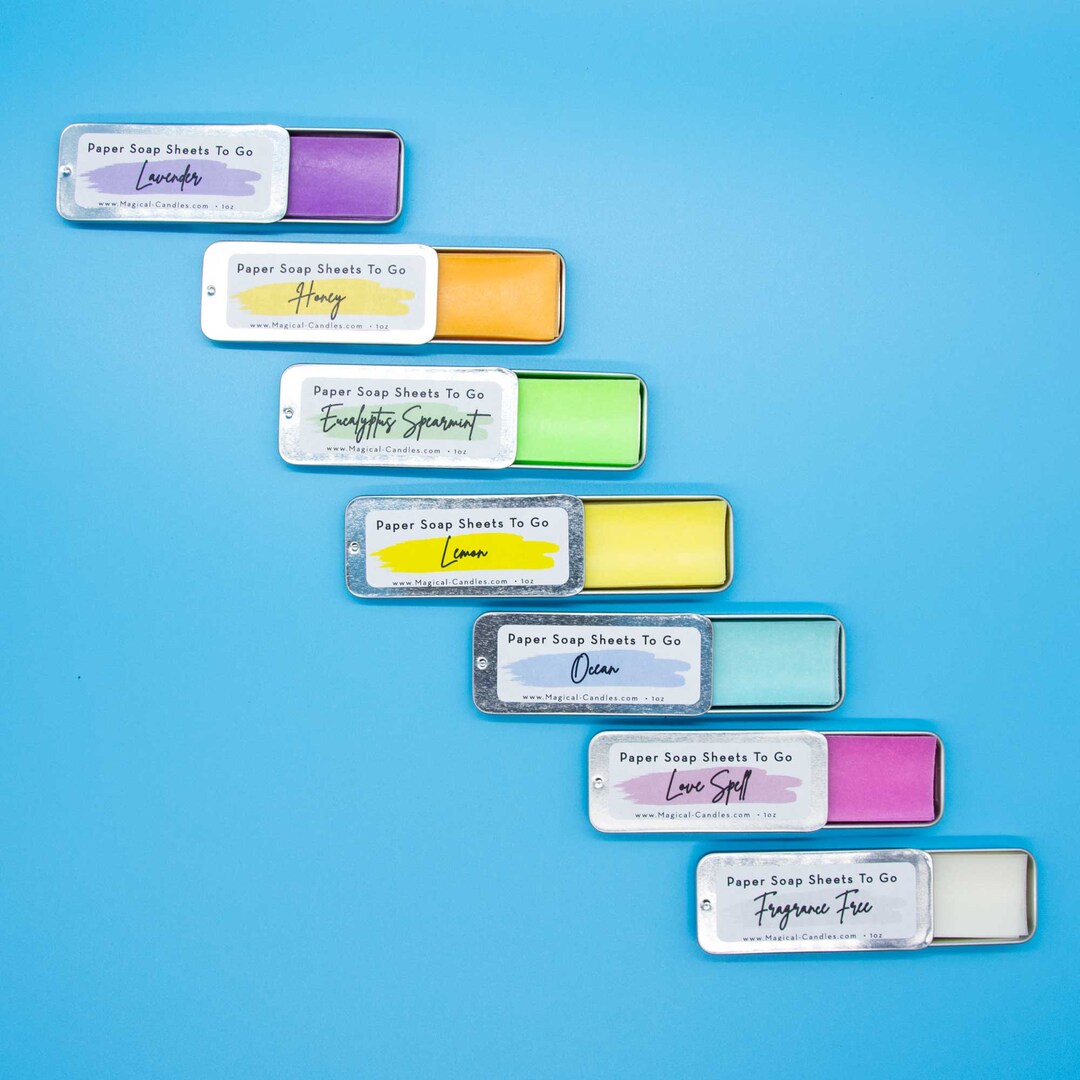 Soap Sheets-single Use Soap-travel Soap-portable Hand Soap-camping Soap ...