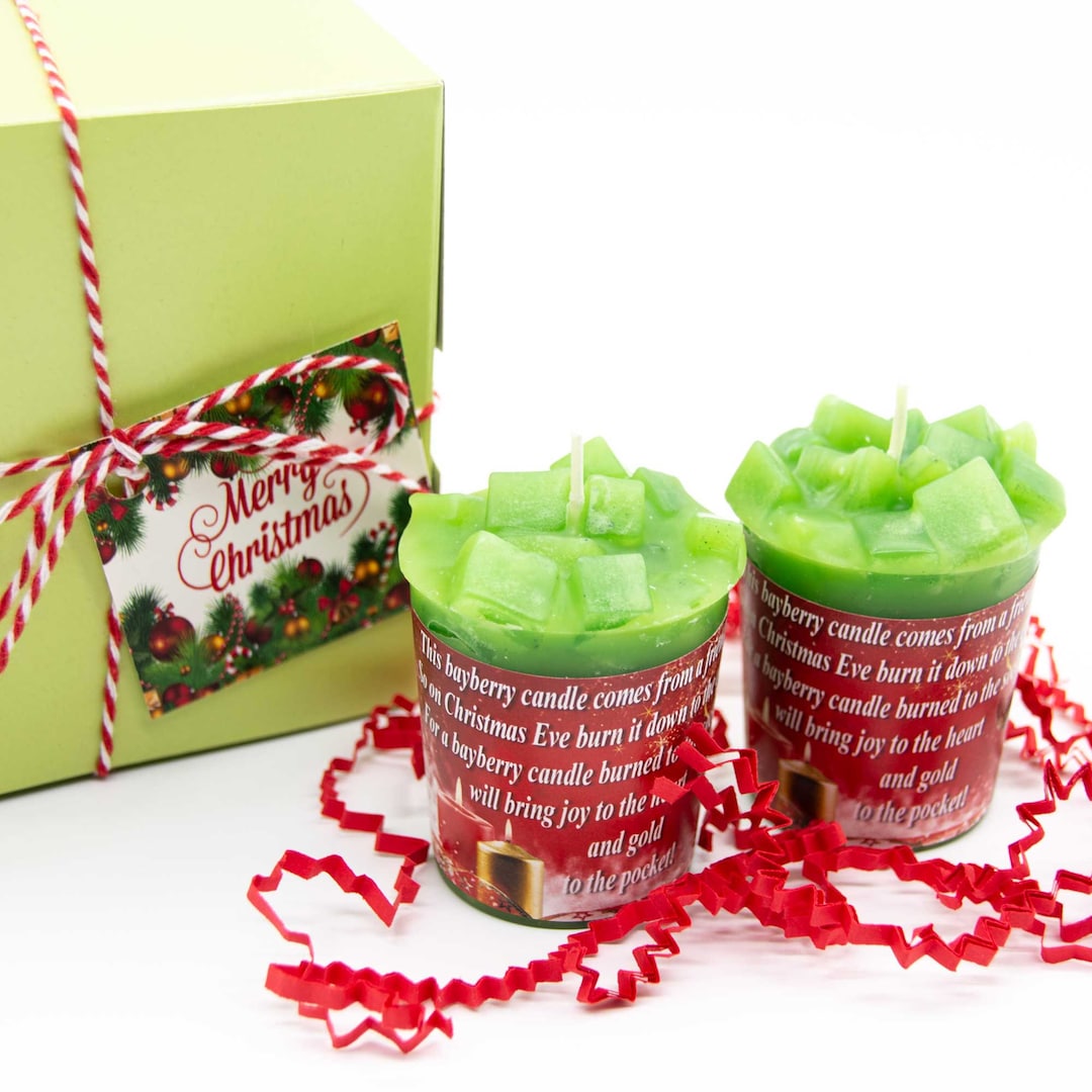 Bayberry Candles With Bayberry Poem-christmas Gift Idea-teacher's Gift ...