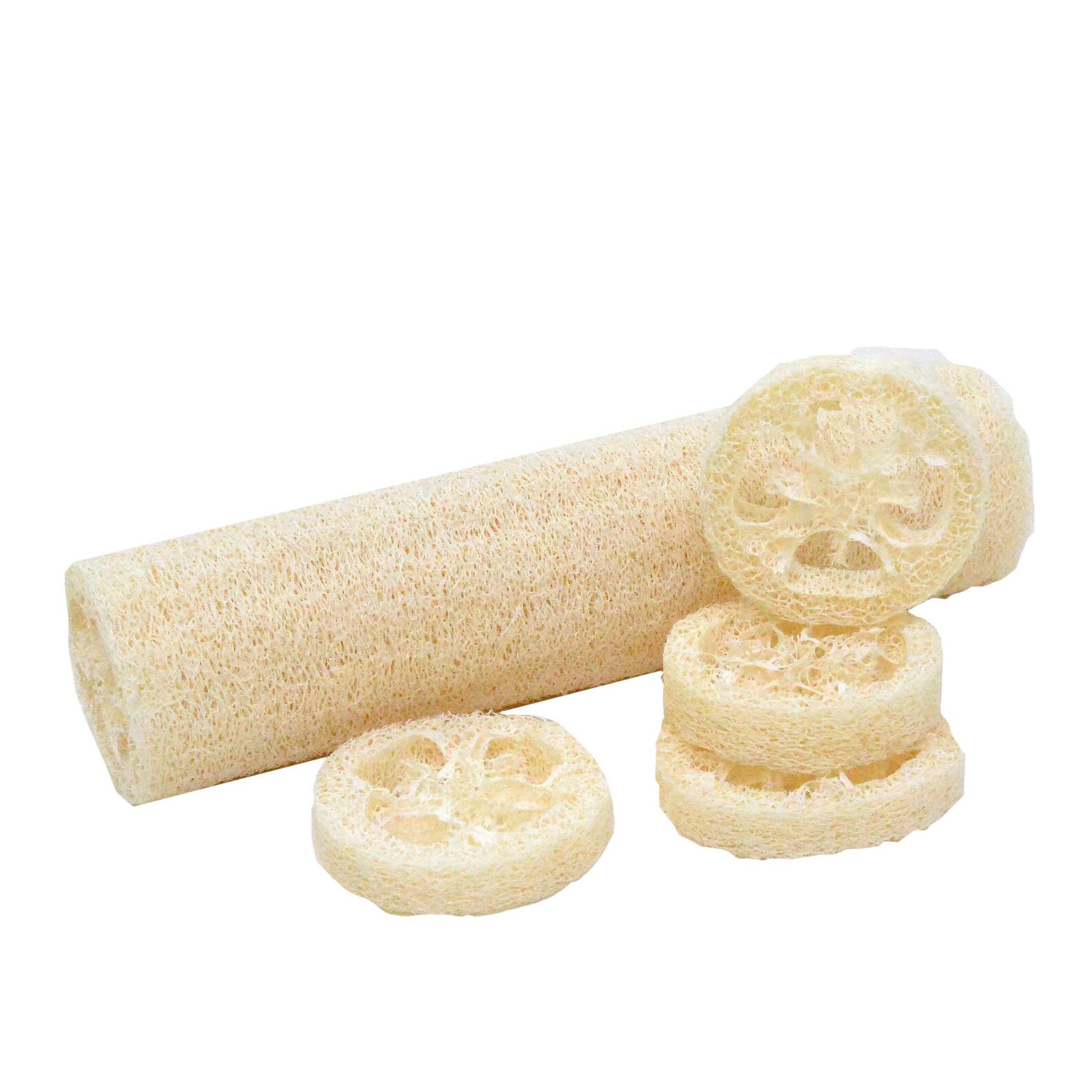 Loofah Cuts-loofah Embeds-luffa Slices-natural Lufa-natural - Etsy