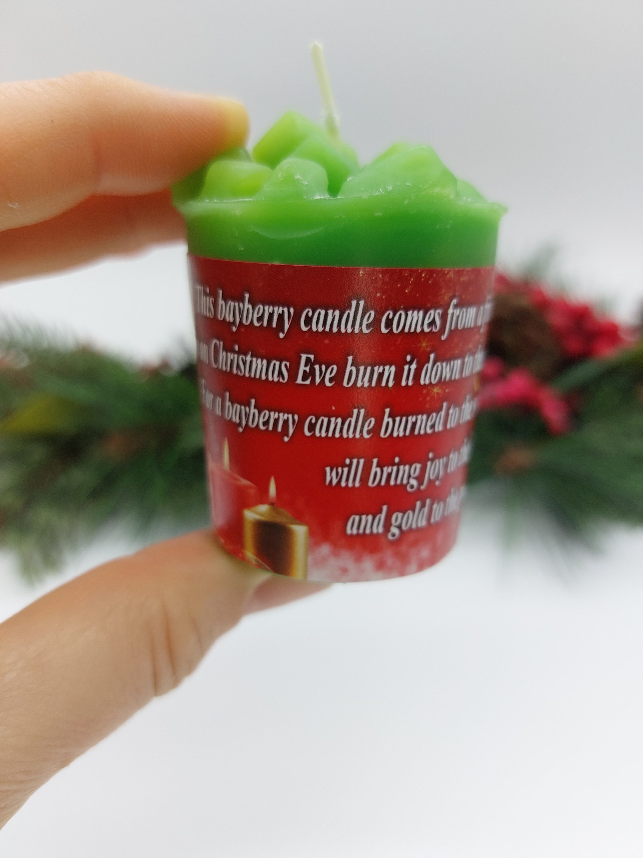 Bayberry Votive Candles-christmas Tradition-lucky Bayberry Candles ...