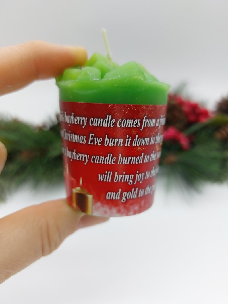Bayberry Candles-bayberry Poem-christmas Candles-christmas Gift-set of ...