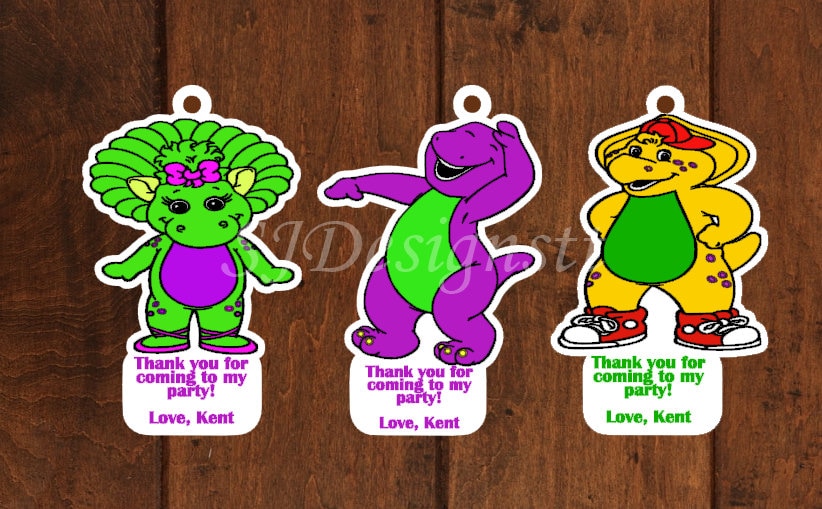 Barney and Friends Tags 1 - Etsy