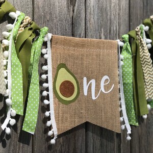 Avocado First Birthday Banner: Fiesta Taco Party Photo Prop - Etsy
